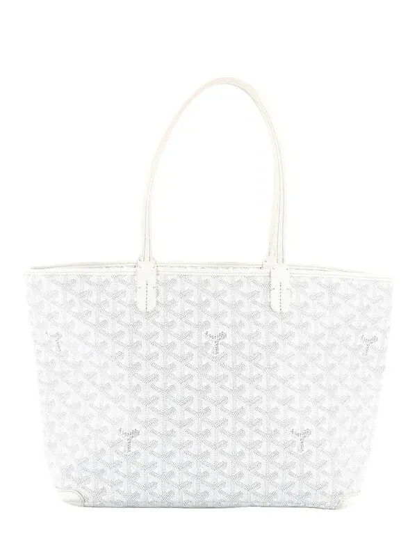 Goyard Artois Tote Coated Canvas Pm - White