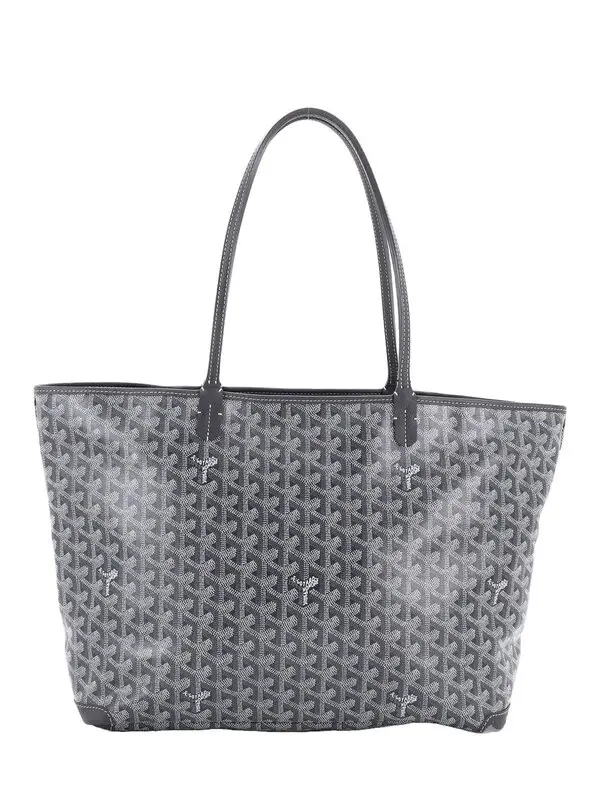 Goyard Artois Tote Coated Canvas Mm - Gray