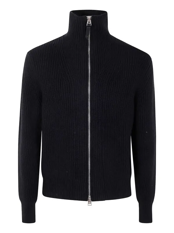 TOM FORD Knitwear Full Zip - Black