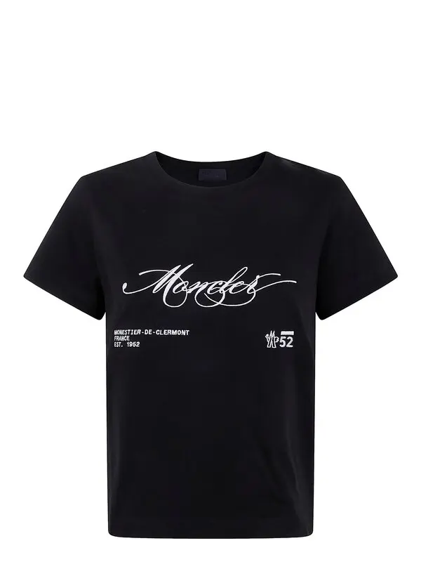 Moncler Short Sleeve T-shirt - Black