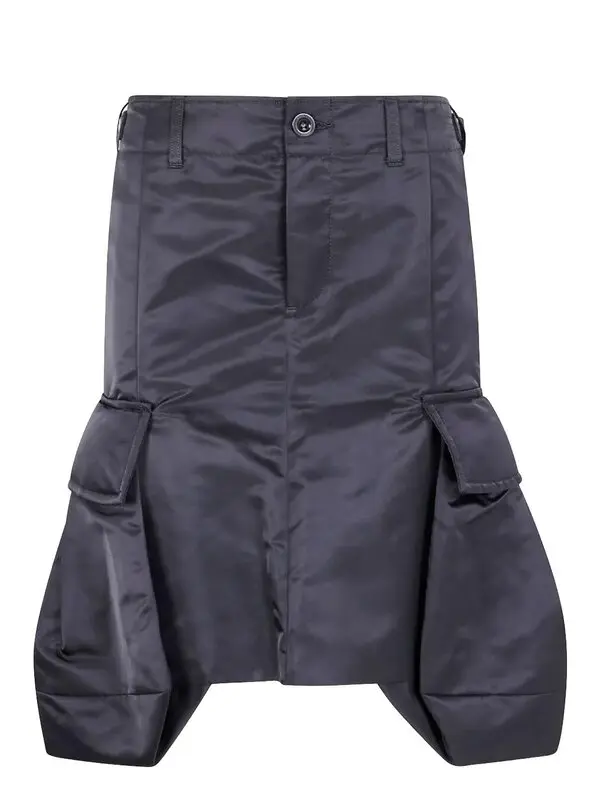 Sacai Nylon Twill Skirt - Black