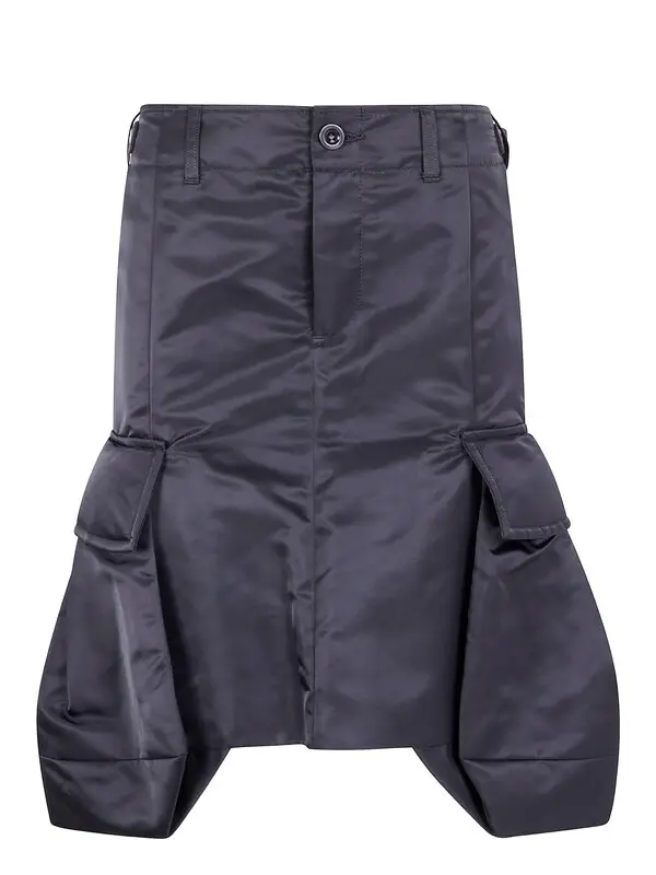 Sacai Nylon Twill Skirt - Black