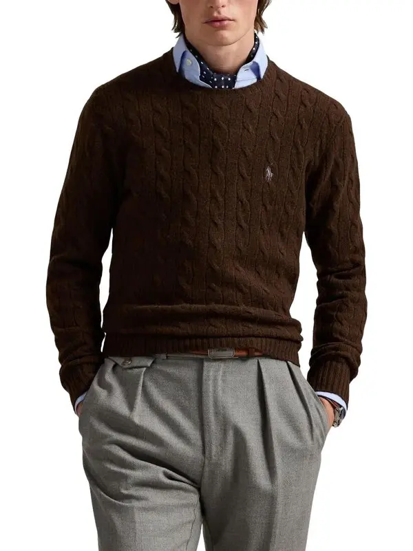 Polo Ralph Lauren Long Sleeve Pullover - Brown