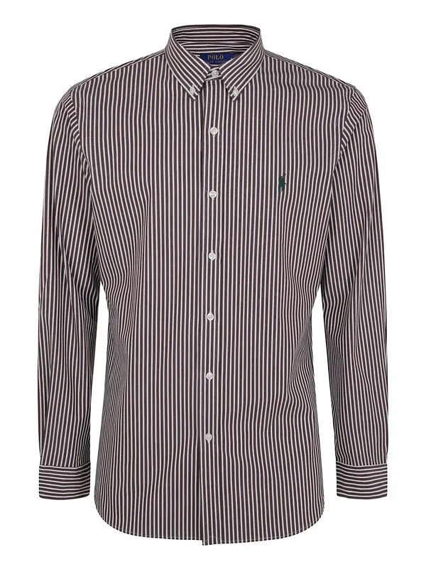 Polo Ralph Lauren Long Sleeve Sport Shirt - Brown