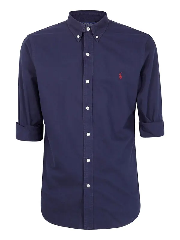 Polo Ralph Lauren Long Sleeve Sport Shirt - Blue