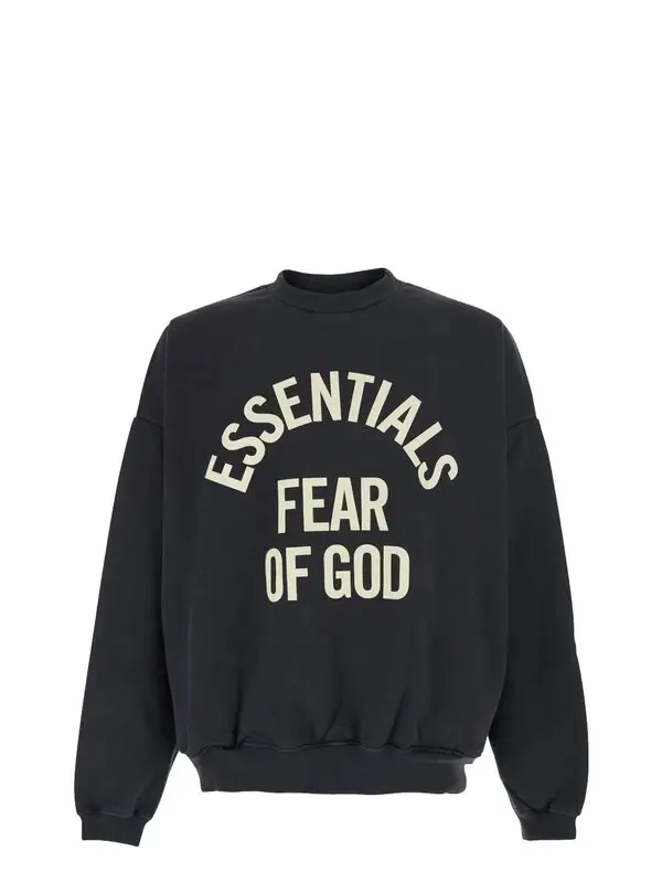 Fear Of God Campus 90`s Crewneck Sweatshirt - Black