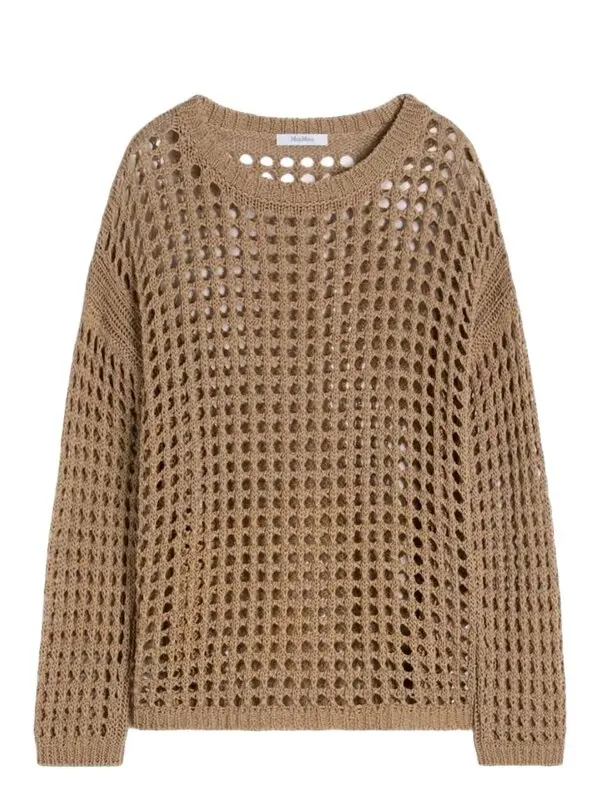 Max Mara Febe Round Neck Sweater - Beige