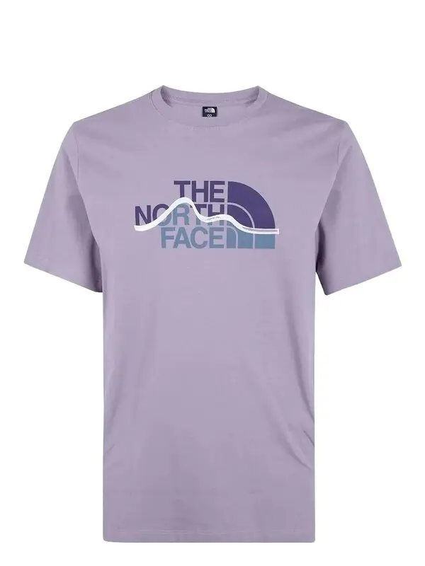 The North Face Mountain Line Regular Short Sleeve Tee - Gray