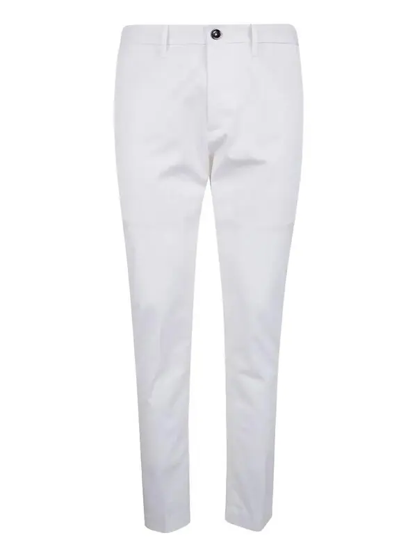 NINE:INTHE:MORNING Classic Cotton-blend Trousers - White