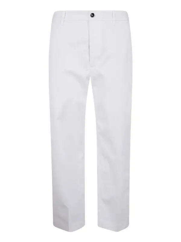 NINE:INTHE:MORNING Apollon Straight Trousers - White