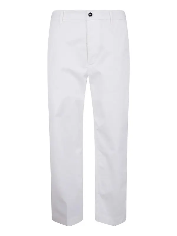 NINE:INTHE:MORNING Apollon Straight Trousers - White