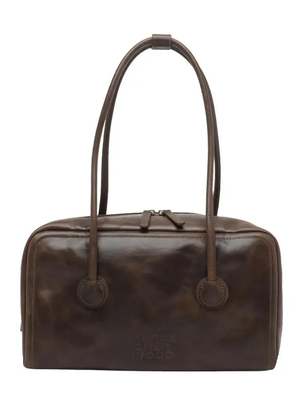 MARGESHERWOOD Soft Boston Leather Bag - Brown