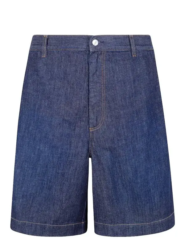 NINE:INTHE:MORNING Bermuda Jeans - Blue