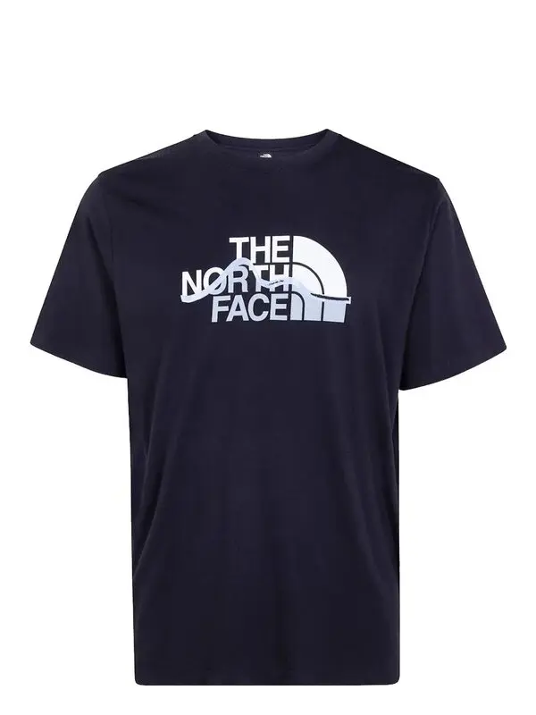 The North Face Mountain Line Regular Short Sleeve Tee - Black