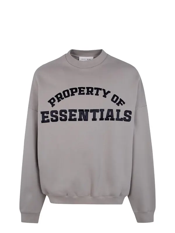 Fear Of God Property Lounge" Crewneck Sweatshirt - Gray