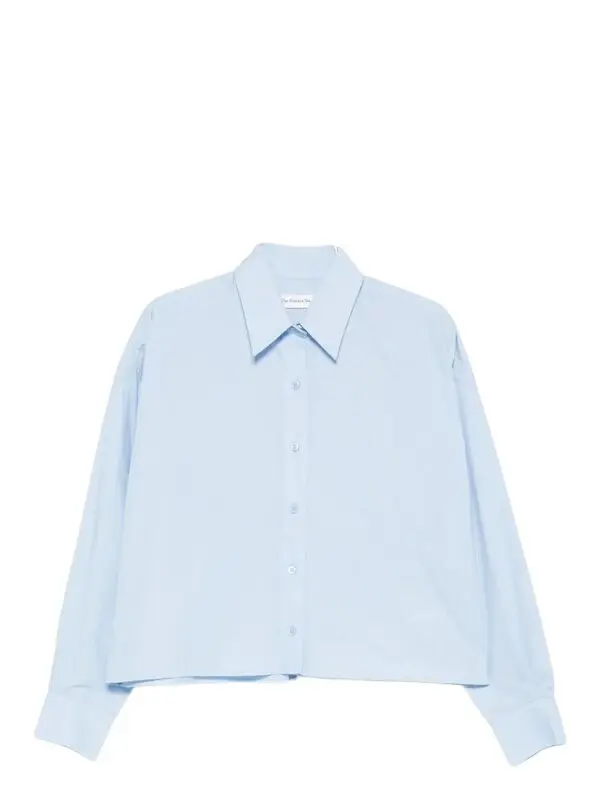 THE FRANKIE SHOP Arlen Boxy Shirt - Blue