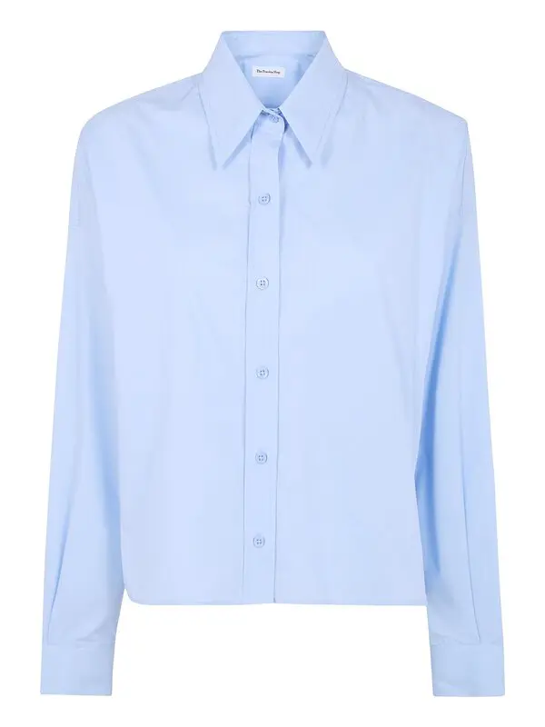 THE FRANKIE SHOP Arlen Boxy Shirt - Blue