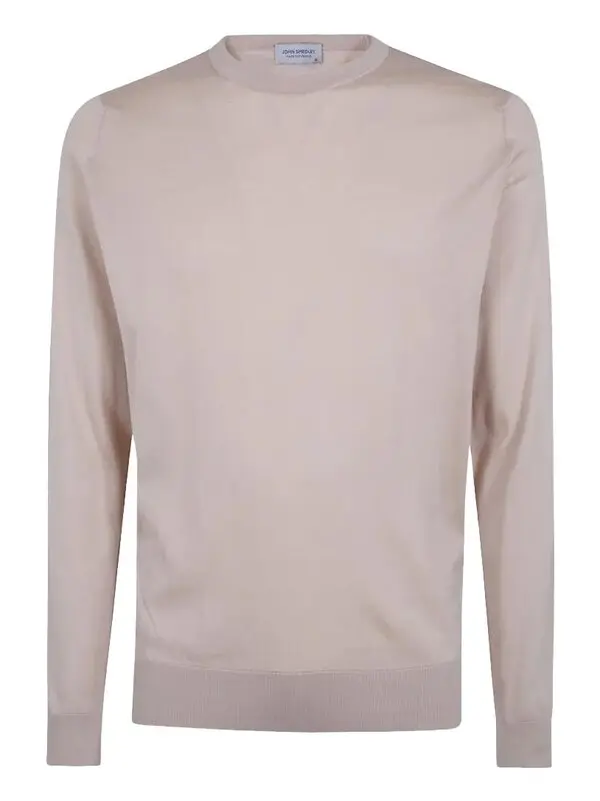 John Smedley Rowland Crewneck Pullover - Beige