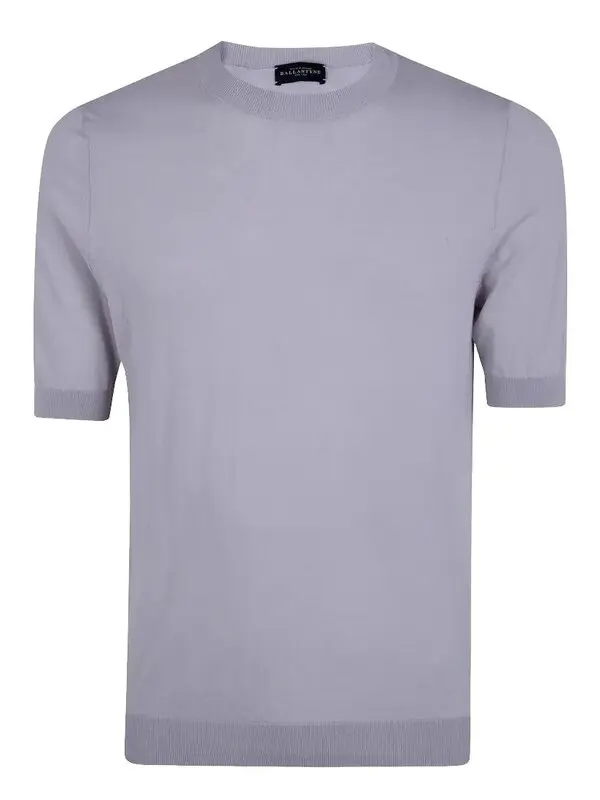 BALLANTYNE Short Sleeve Pullover - Gray