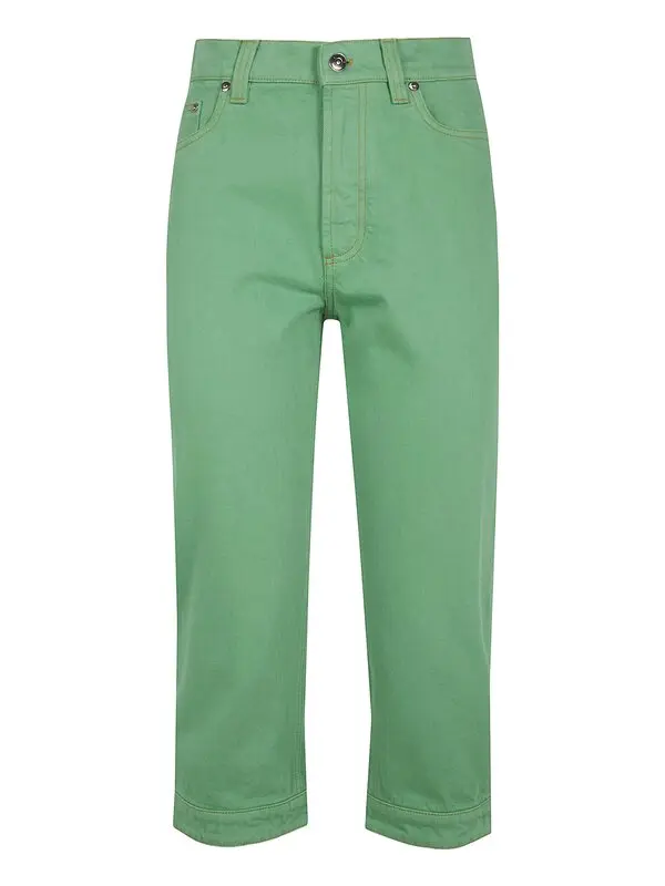 Versace Non-stretch Denim Pants - Green