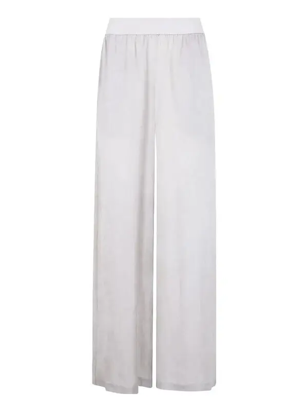 UMA WANG Pansy Wide Leg Pants - White