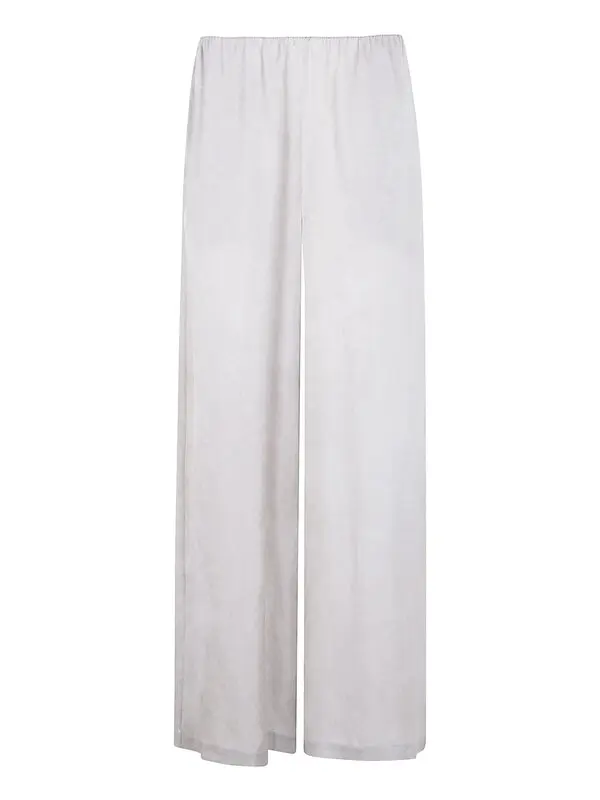 UMA WANG Pansy Wide Leg Pants - White