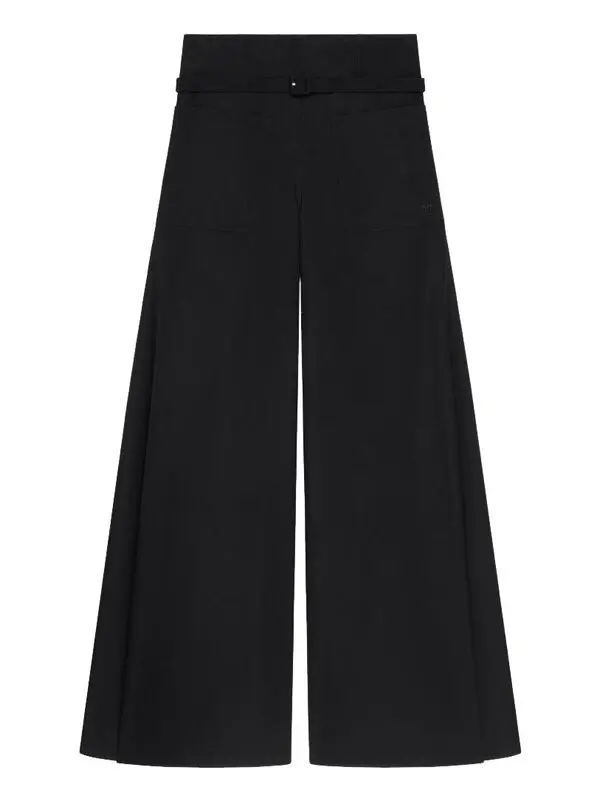 COURREGES Cotton Trousers - Black