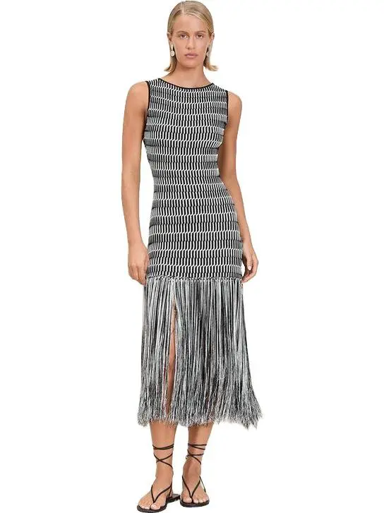 Devon Windsor Leiza Maxi Dress - Gray