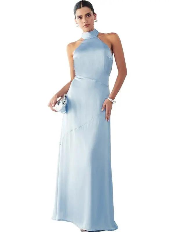 BWLDR Shaw Maxi Dress - Sky Blue