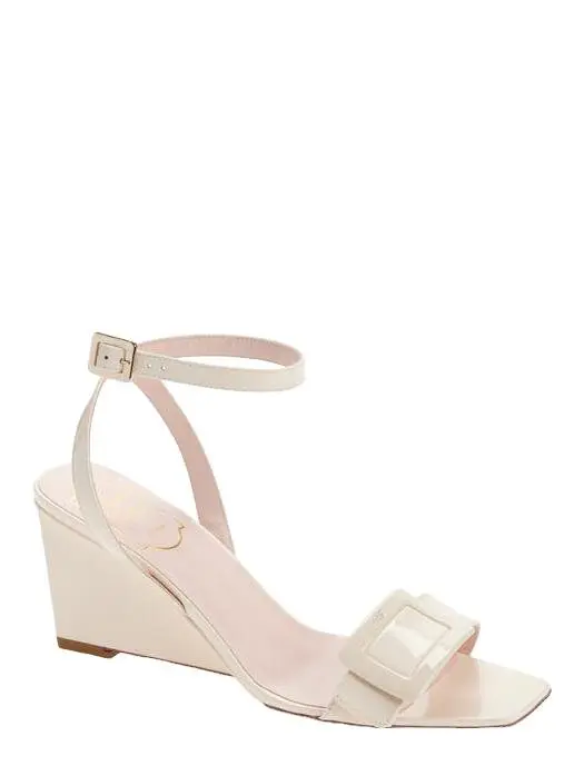 ROGER VIVIER Belle Vivier Wedge Sandal - Cire