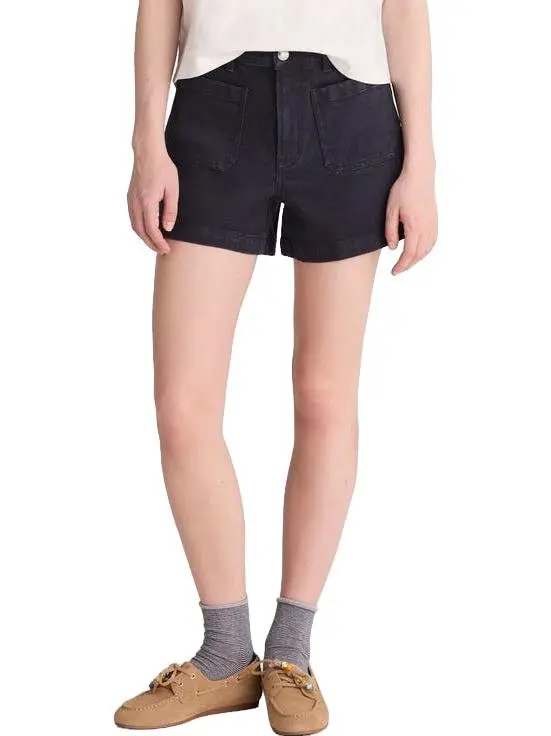 Madewell The Emmy Fitted Shorts - Classic Navy