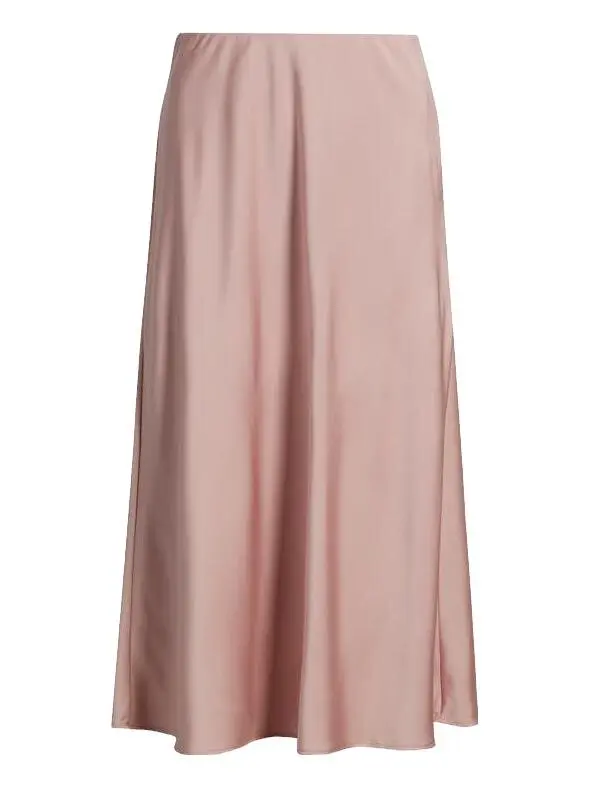TAHARI ASL Satin Midi Skirt - Rose Petal