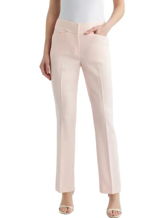 TAHARI ASL Bell Bottom Dress Pants - Slipper Pink