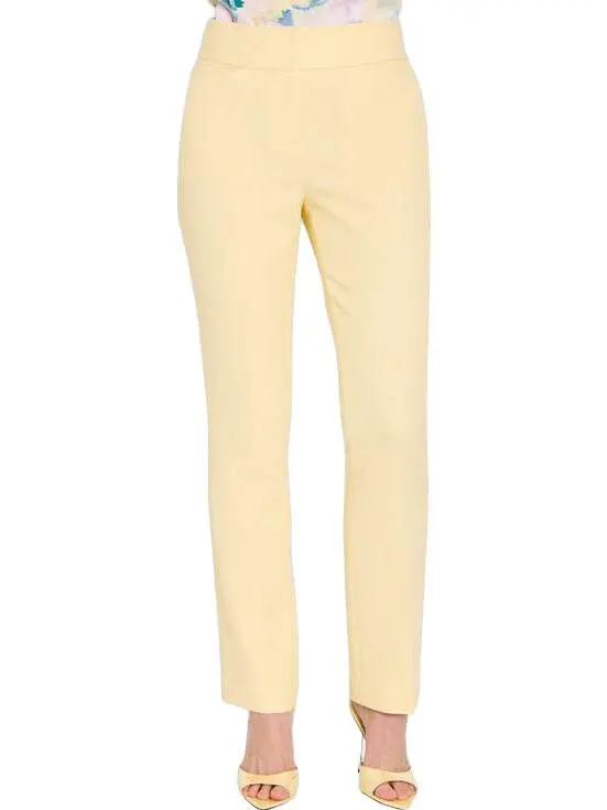 TAHARI ASL Bell-bottom Trousers - Buttercup