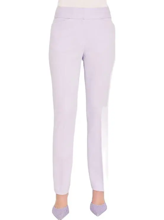 TAHARI ASL Bell-bottom Trousers - Soft Violet