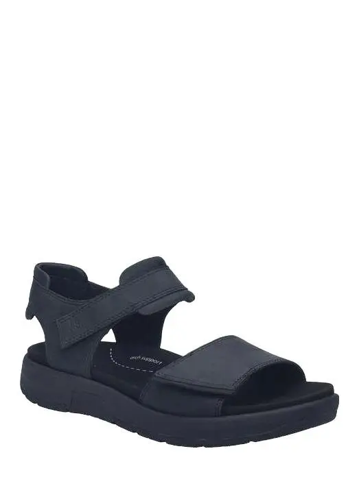 Josef Seibel Emeric 10 Quarter Strap Sandal - Black