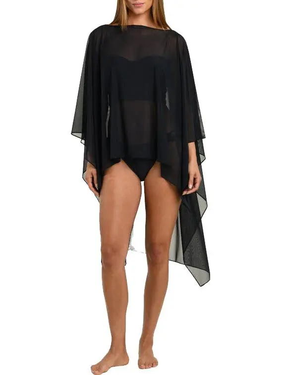 SUNSHINE 79 Mesh Cover-up Top - Black