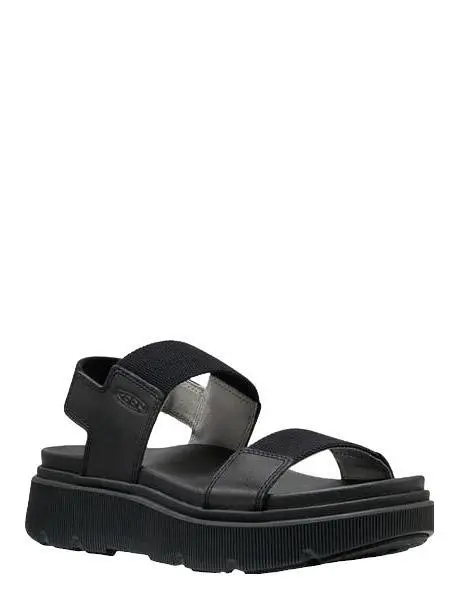 Keen Elle Mila Platform Sandal - Black/black