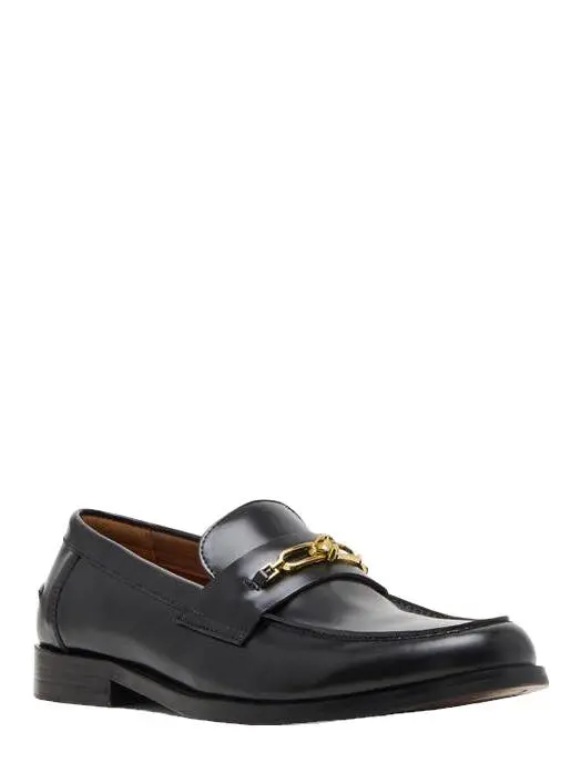 MADDEN MEN'S Norton Bit Loafer - Black Leather