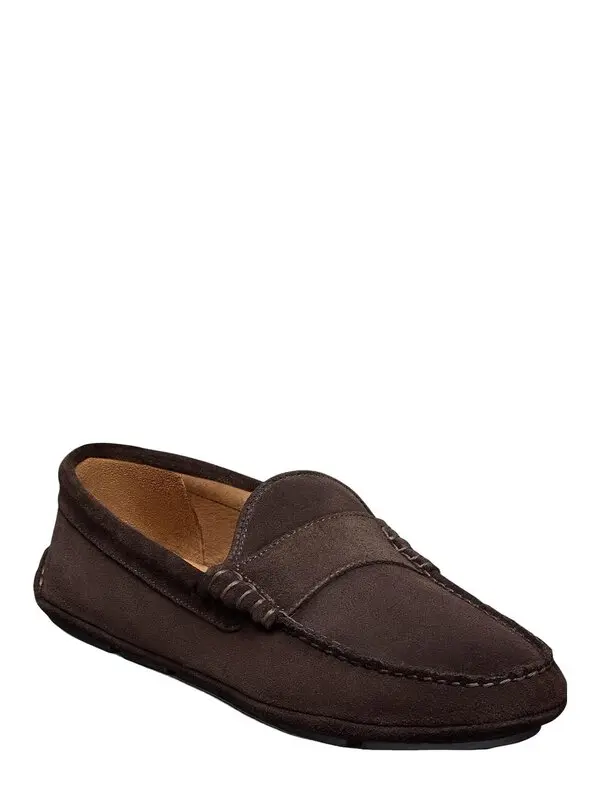 Allen Edmonds Apex Driving Loafer - Bitter Chocolate Suede