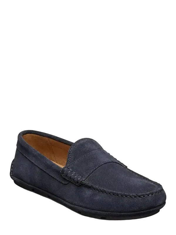 Allen Edmonds Apex Driving Loafer - Navy Suede