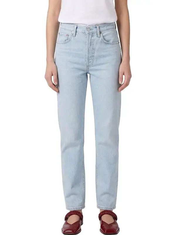 AGOLDE Straight Cotton Jeans - Denim
