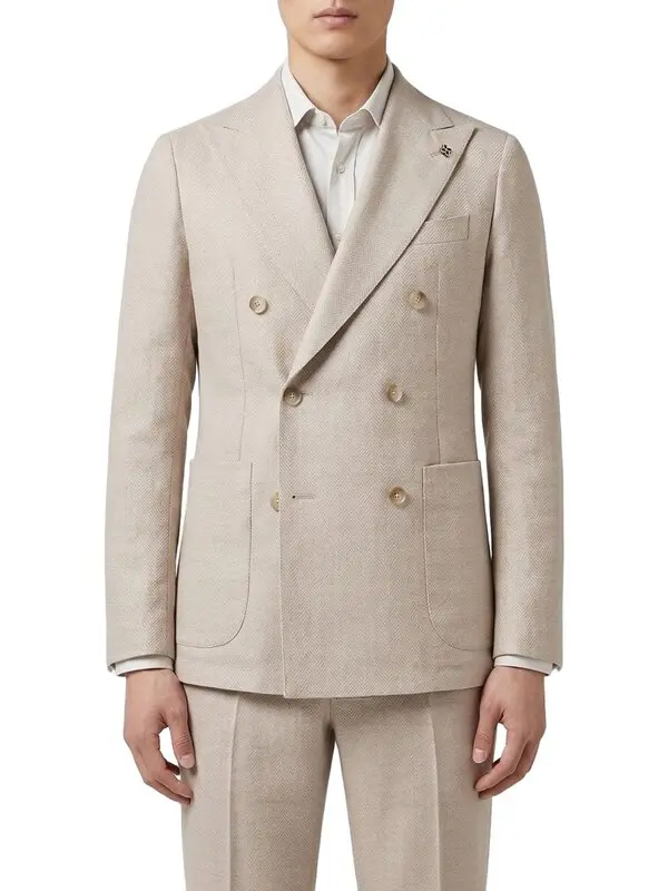 Tagliatore Double-breasted Blazer - Brown