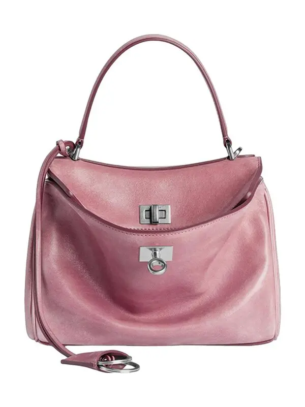 Balenciaga Rodeo Leather Handbag - Pink