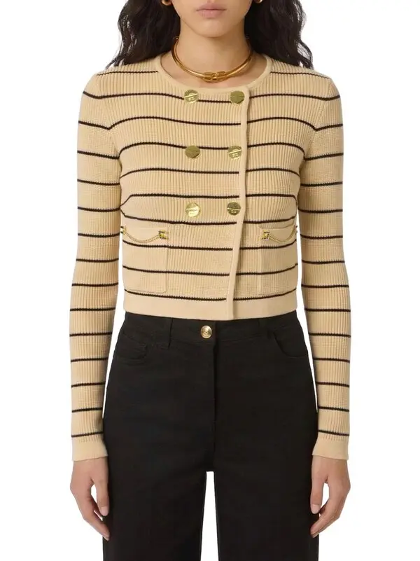 Elisabetta Franchi Pullover Sweater - Nude