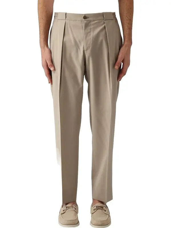 BRIGLIA 1949 Pleated Trousers - Kaki