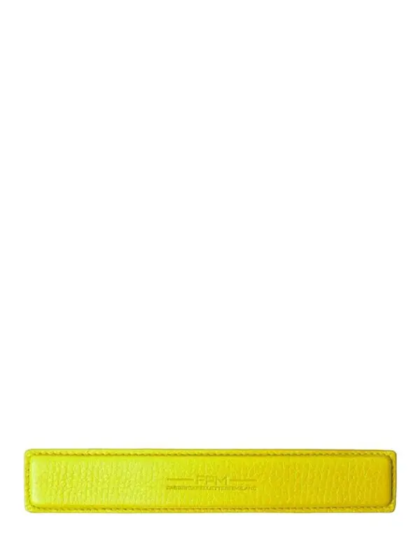 FPM MILANO Leather Blend Trolley Handle - Lime