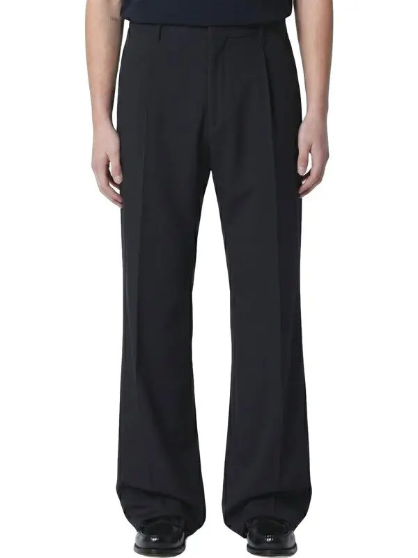 LARDINI Wide Leg Trousers - Blue