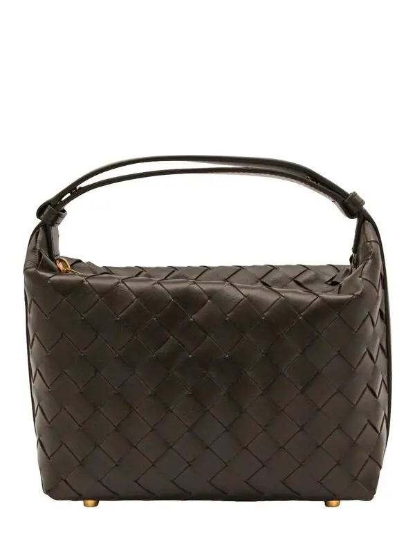 Bottega Veneta Mini Top Handle Bag - Brown