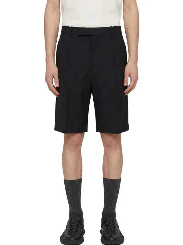 JIL SANDER Tailored Shorts - Black